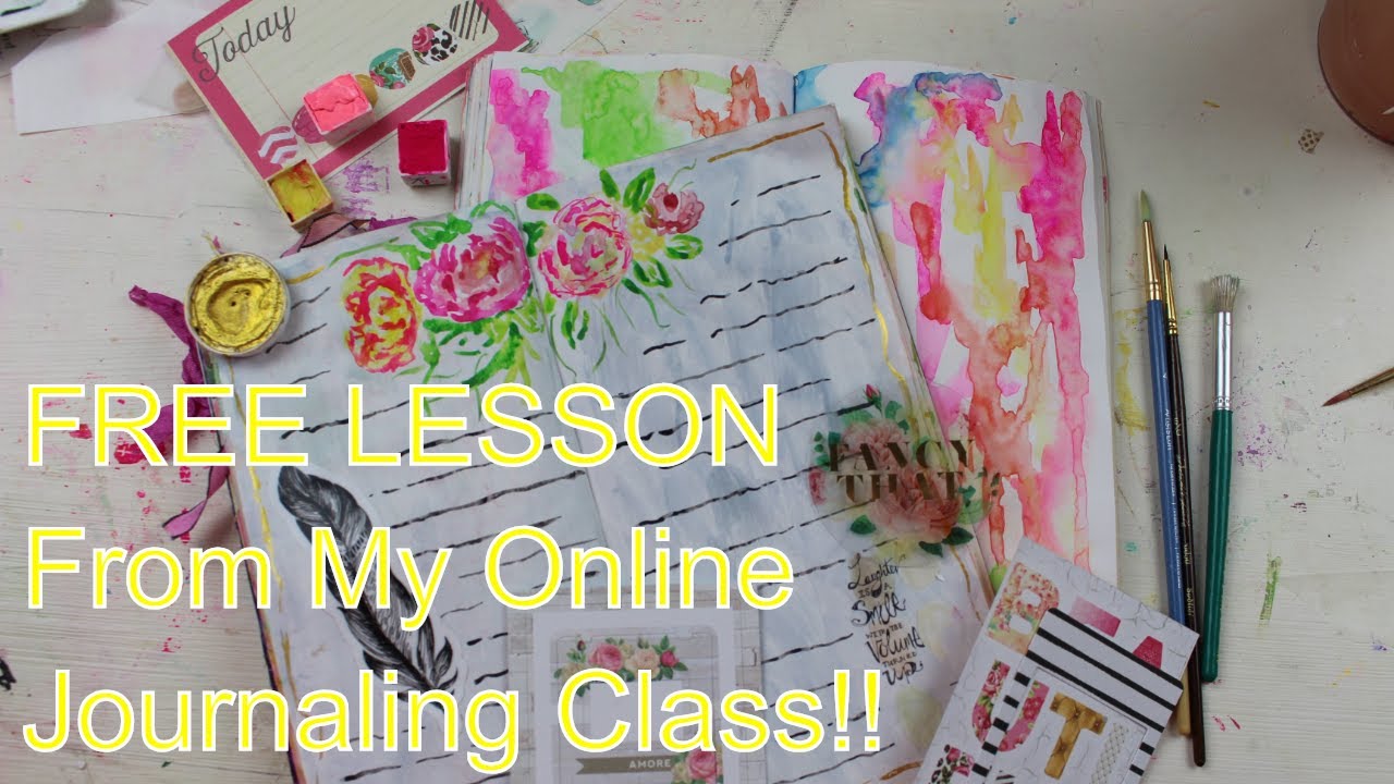JOURNAL HANGOUT (A FREE LESSON FROM MY JOURNALING CLASS) - YouTube
