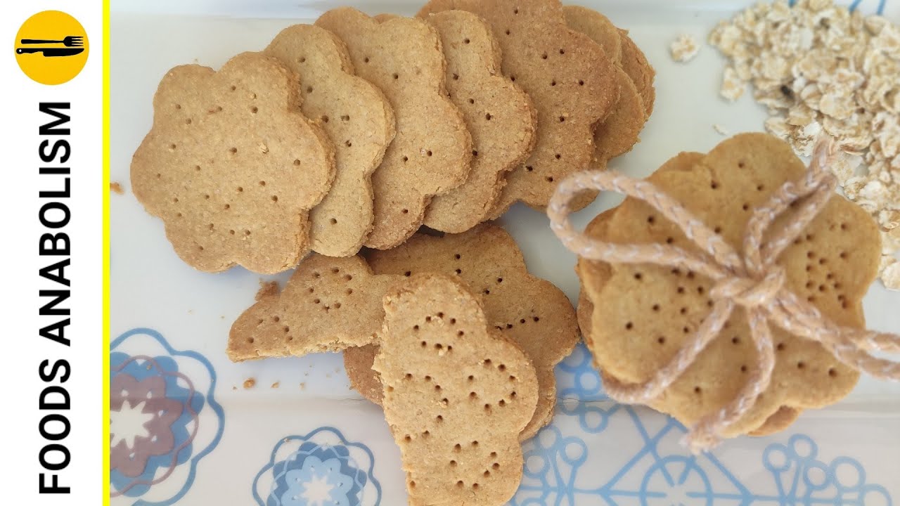 Digestive biscuits recipe | Home made healthy atta biscuits | Digestive ...