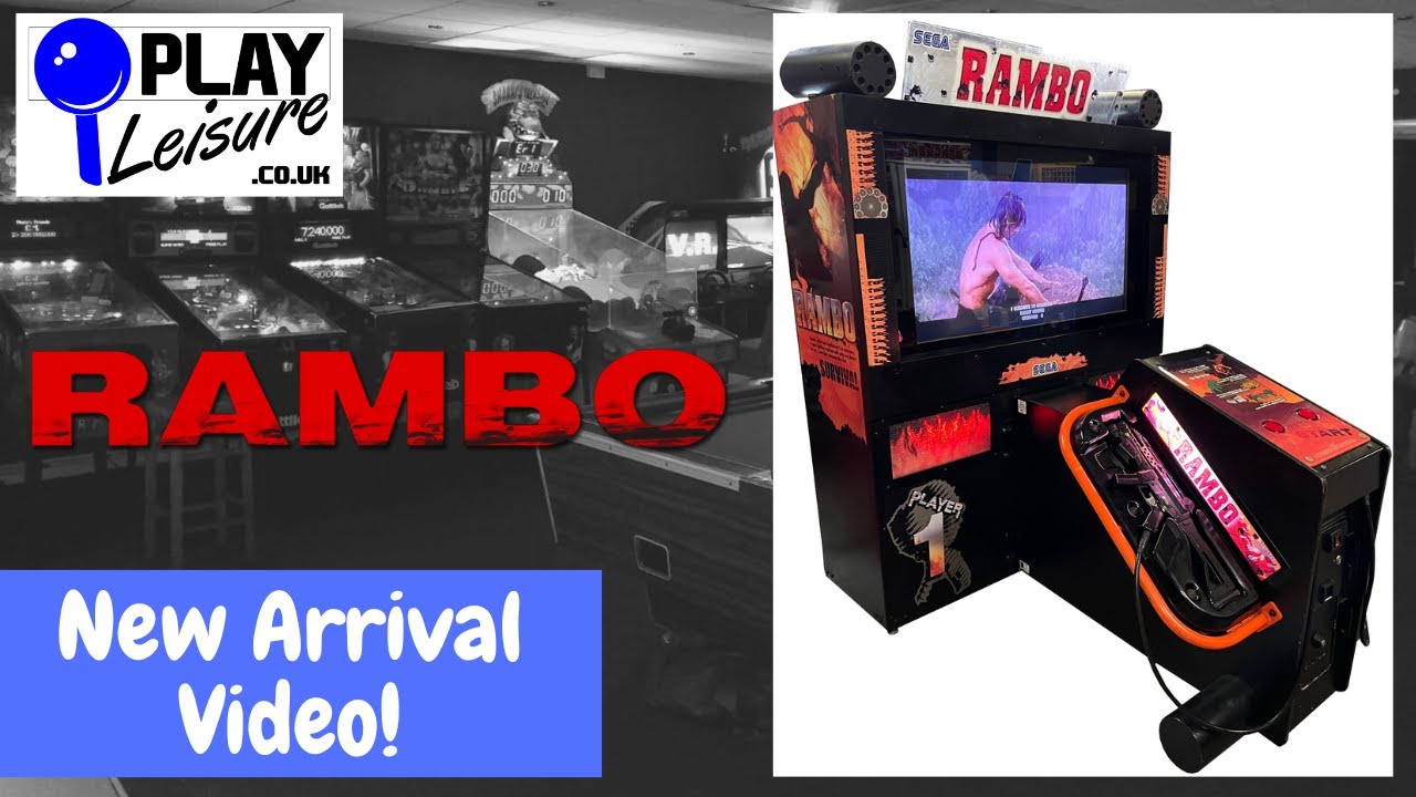 A hero for the ages... It's the Rambo Arcade Machine! - YouTube