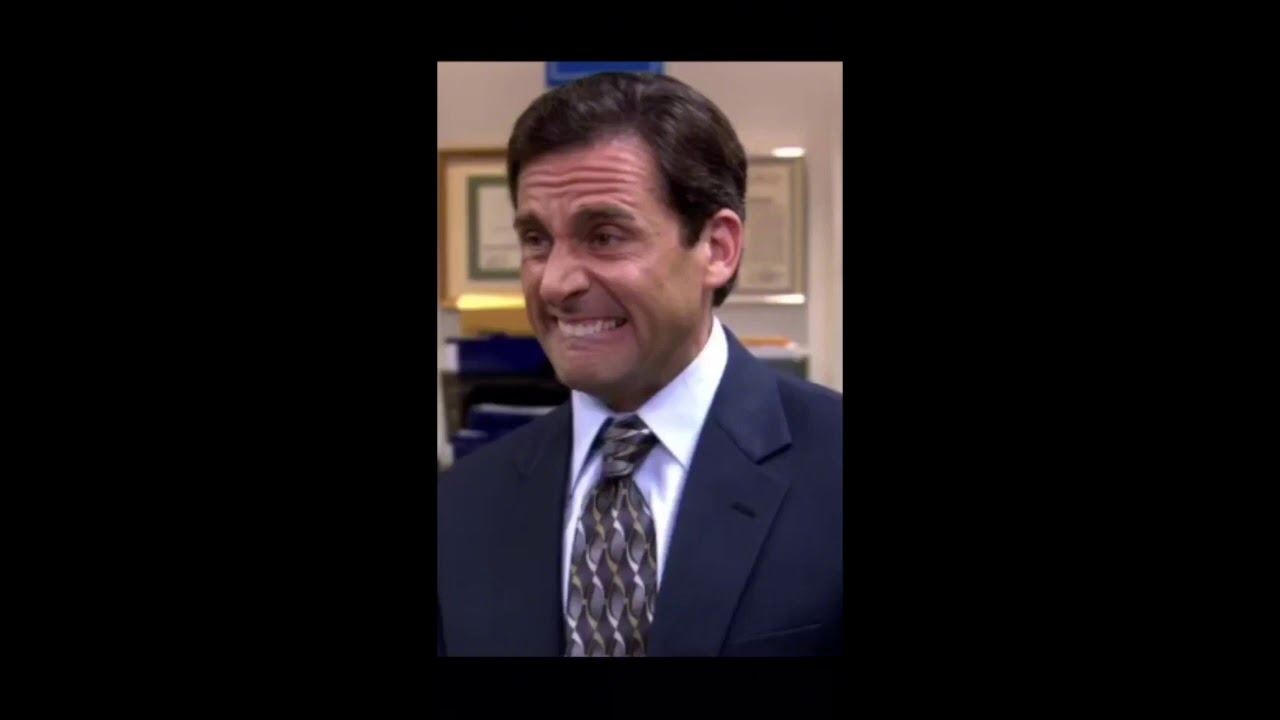 Facial expressions of Michael Scott - YouTube