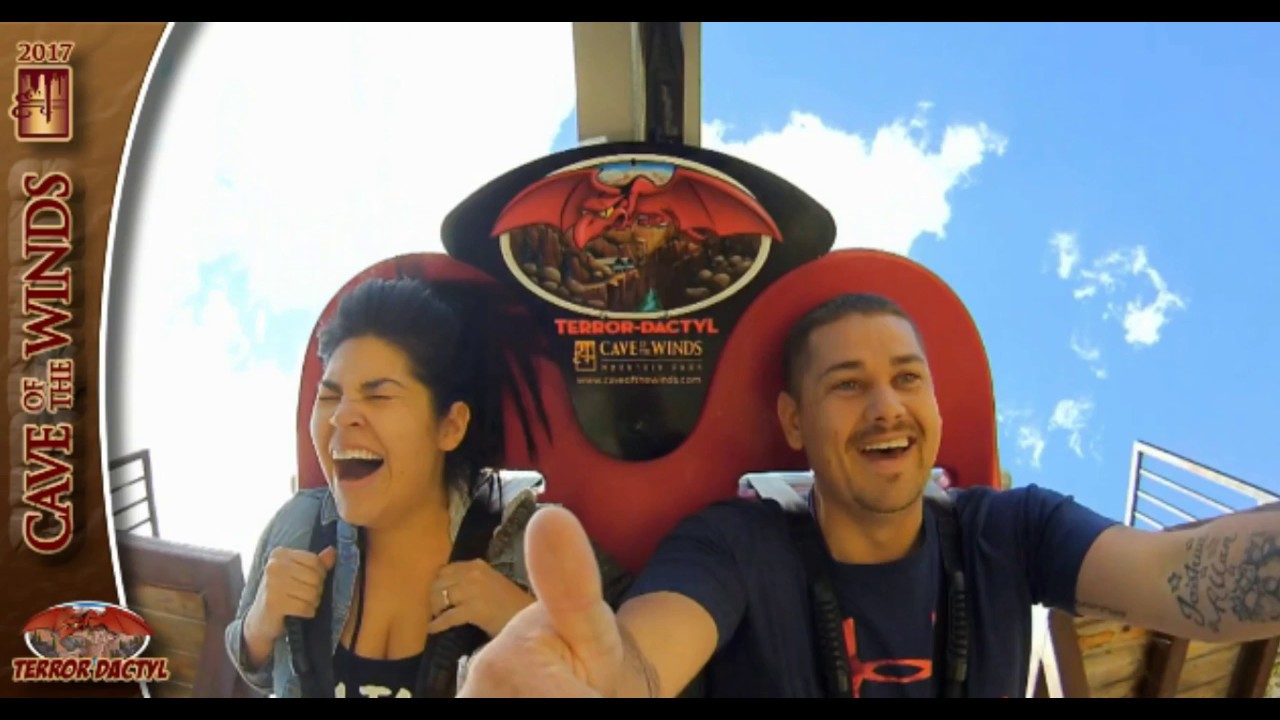 NOW THIS IS A THRILL RIDE! (Terror-Dactyl Colorado Springs) - YouTube