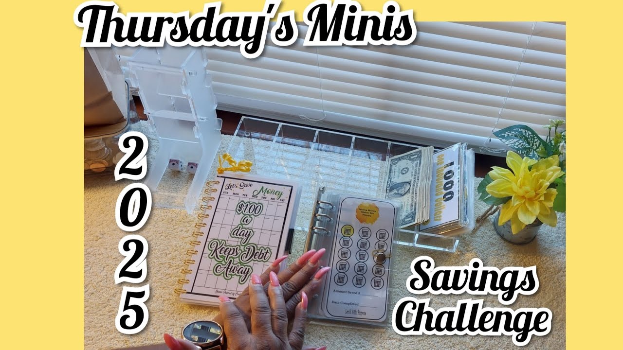 January 2 | Cash Stuffing | Thursday's Minis | Savings Challenge ...