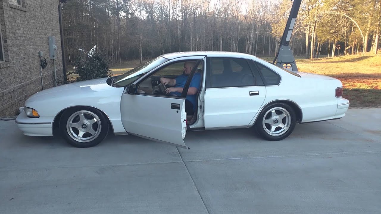1996 caprice 5.7 LT1 Bagged, Air Ride, EZ air ride - YouTube