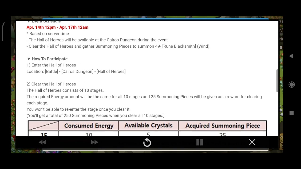 🌪[Event] April Hall of Heroes - [4★ Wind Rune Blacksmith]🌪♊ - Summoners ...