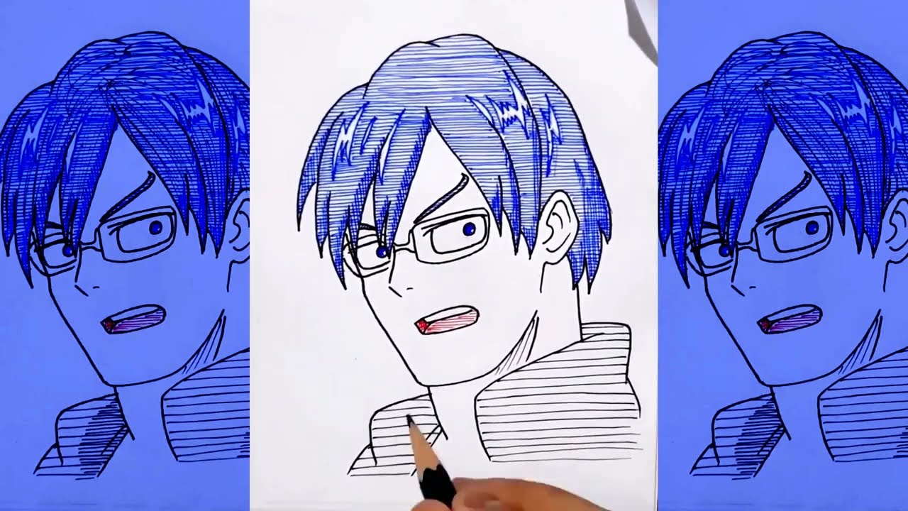 Rough Sketch 12 | Tenya Ida (My Hero Academia) - YouTube