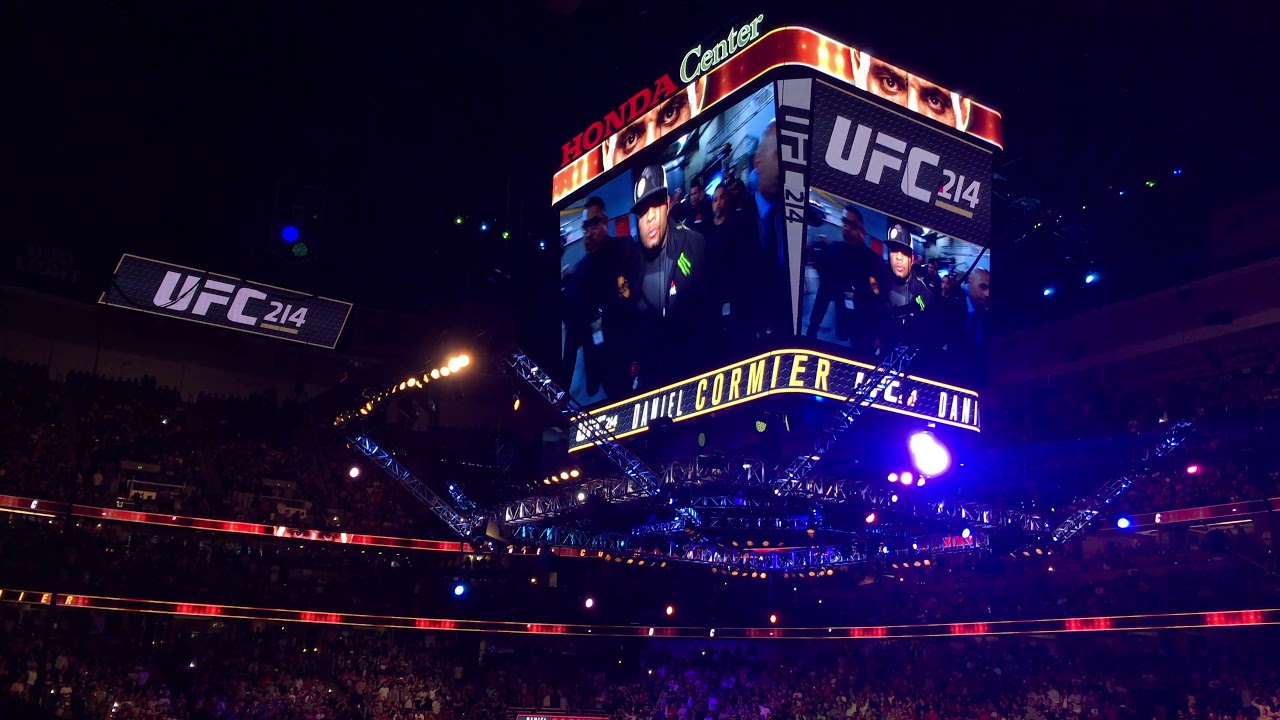 UFC 214 Daniel Cormier vs. Jon Jones 2 Walkout Honda Center Anaheim ...