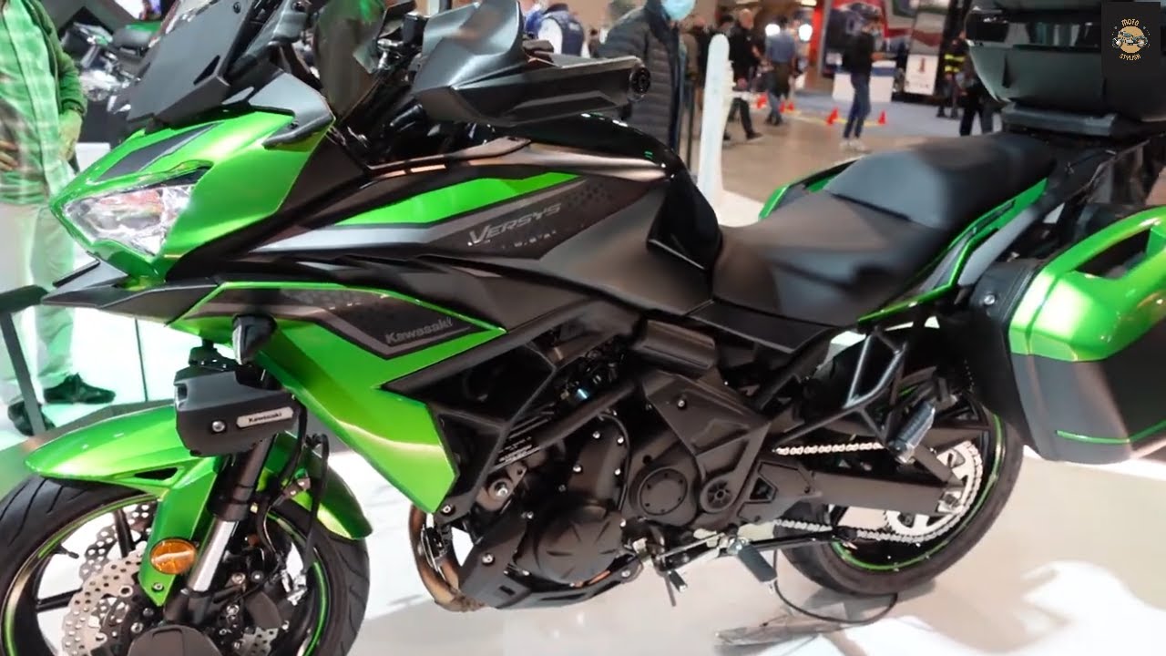 2022 Kawasaki Versys 650 LT Candy Lime Green/Metallic Review - YouTube