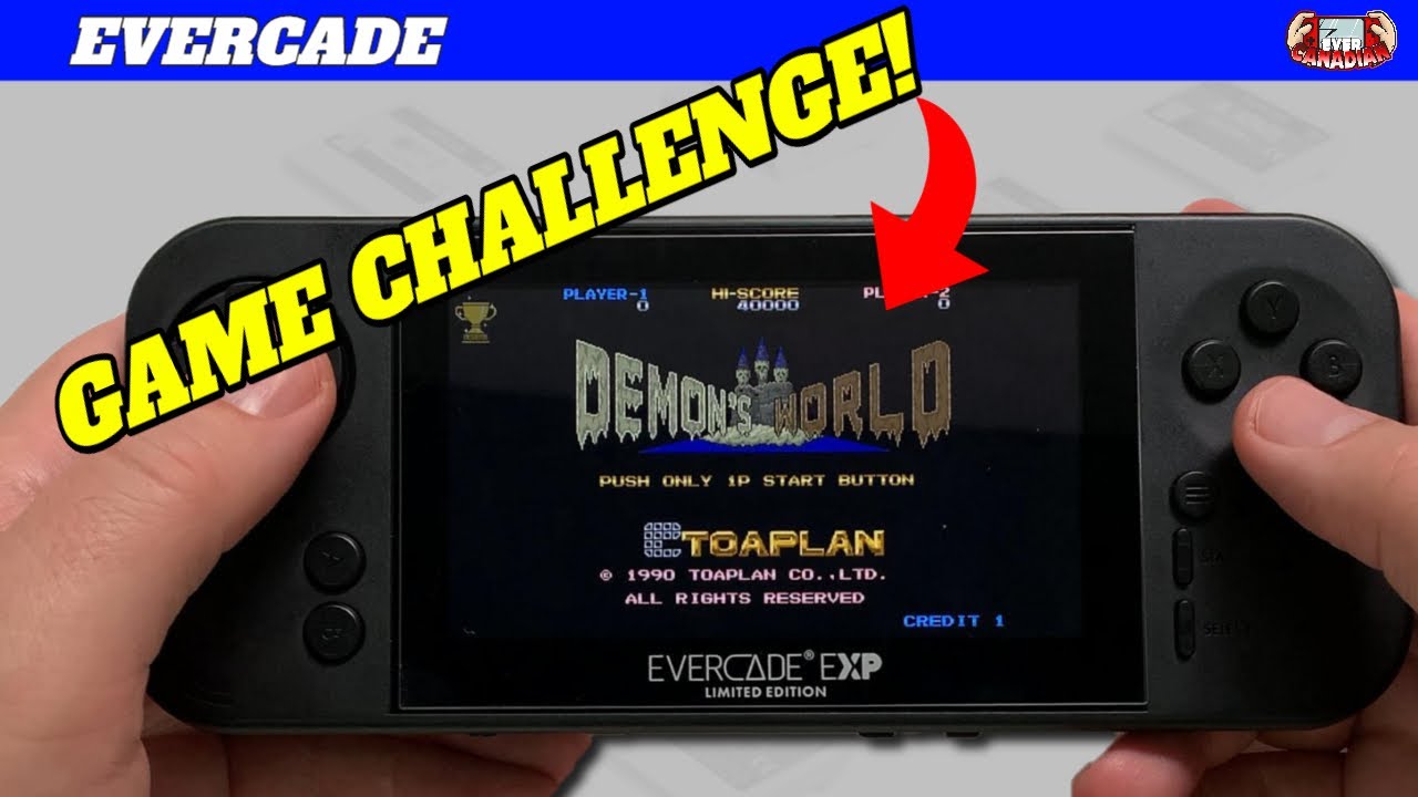 Evercade - Demon's World - Toaplan Arcade - 1 Credit Challenge - YouTube