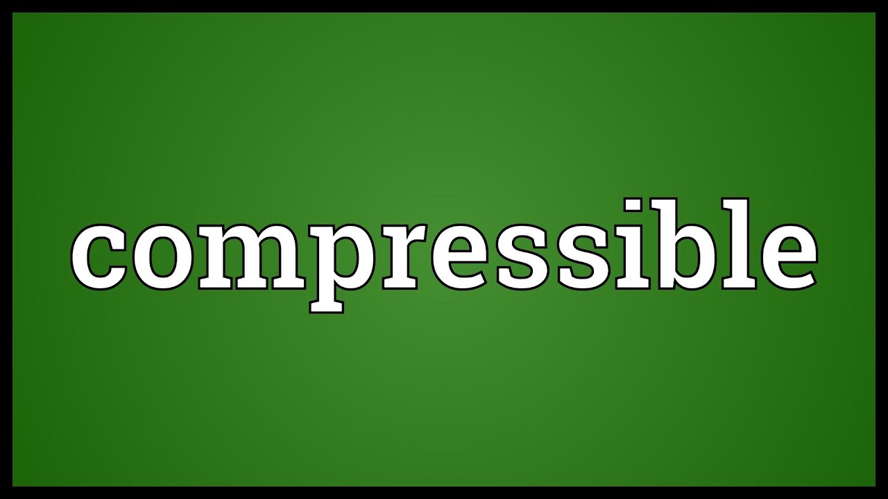 Compressible Meaning - YouTube