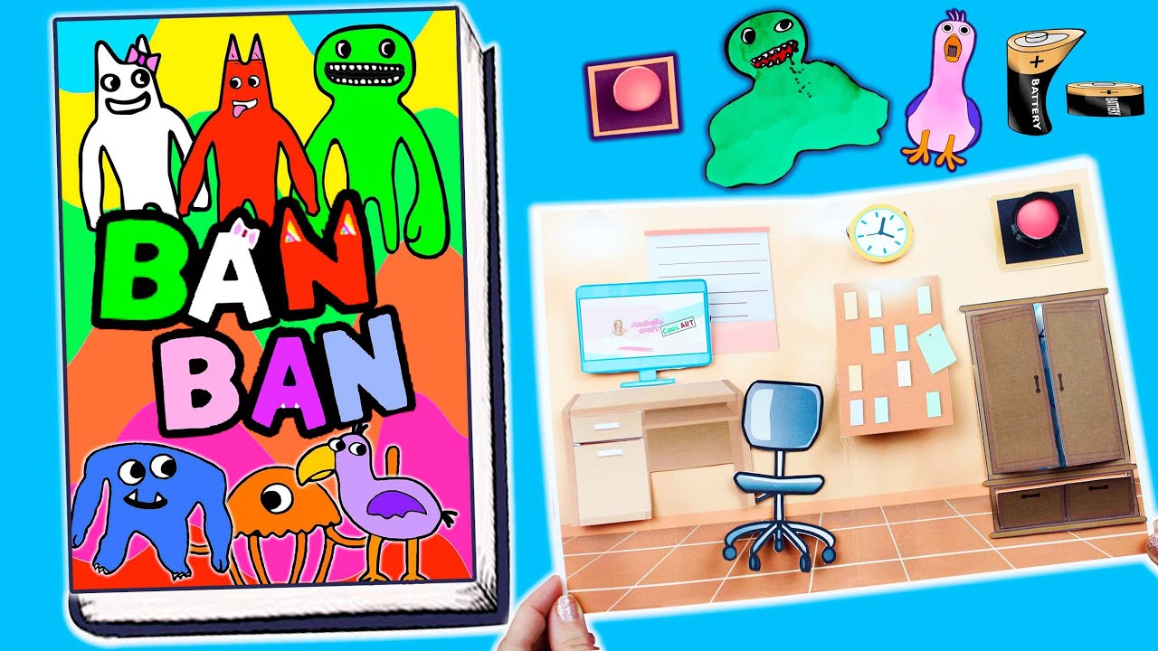 GARTEN of BANBAN Chapter 1 Gaming Book/ ARTS & PAPER CRAFTS - YouTube