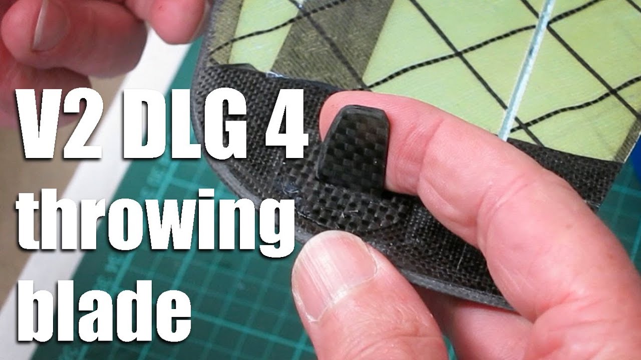 V2 DLG build Part 4 - Throwing blade, aileron pushrods - YouTube