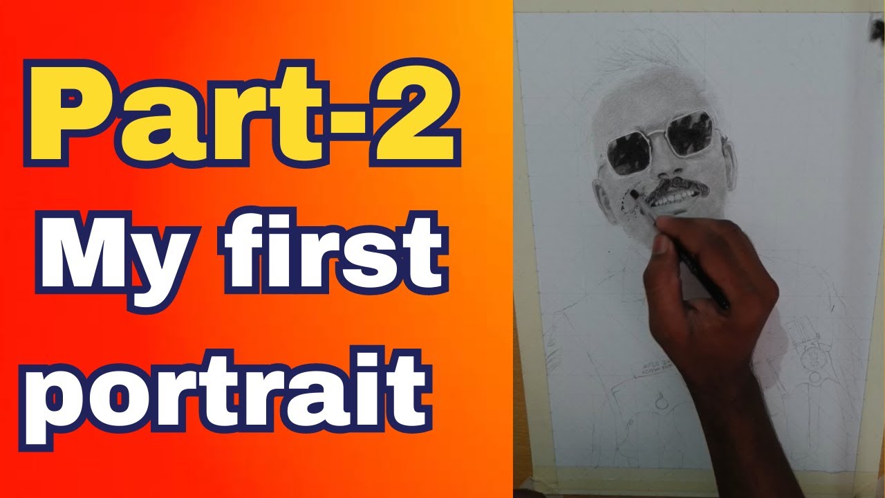 My First Portrait Part 2 - YouTube