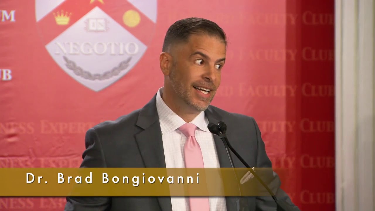 Dr. Brad Bongiovanni at Harvard Faculty Club - 2017 - YouTube