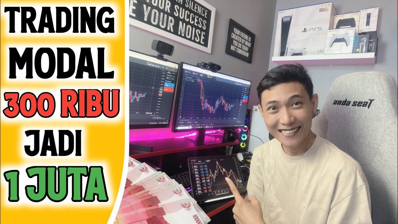 TRADING MODAL 300 RIBU JADI 1 JUTA - YouTube
