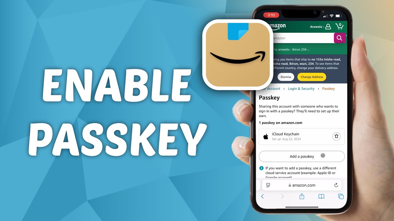 How to Enable Passkey on Amazon - YouTube