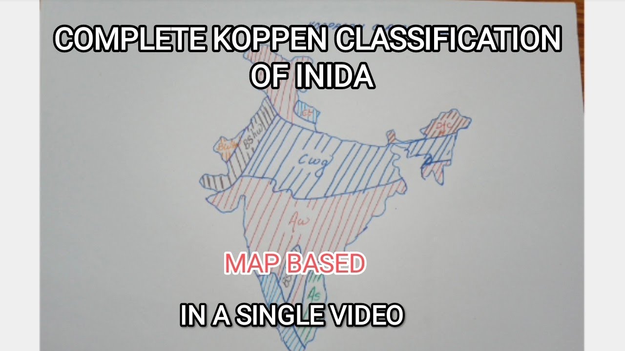 koeppean classification |mapping of indian|indian geography - YouTube