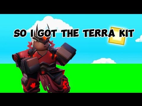 I got the terra kit in roblox bedwars.. - YouTube