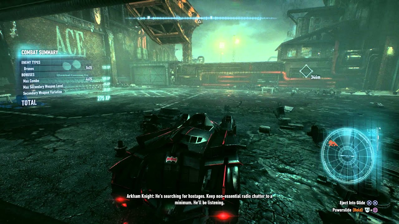 Batman: Arkham Knight - ACE Chemicals: Secure Loading Bay (Drone Tank ...