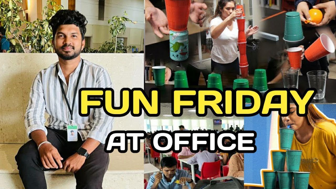 Fun Friday at ⁠Office Hyderabad Office | Work From Office | Office tour ...