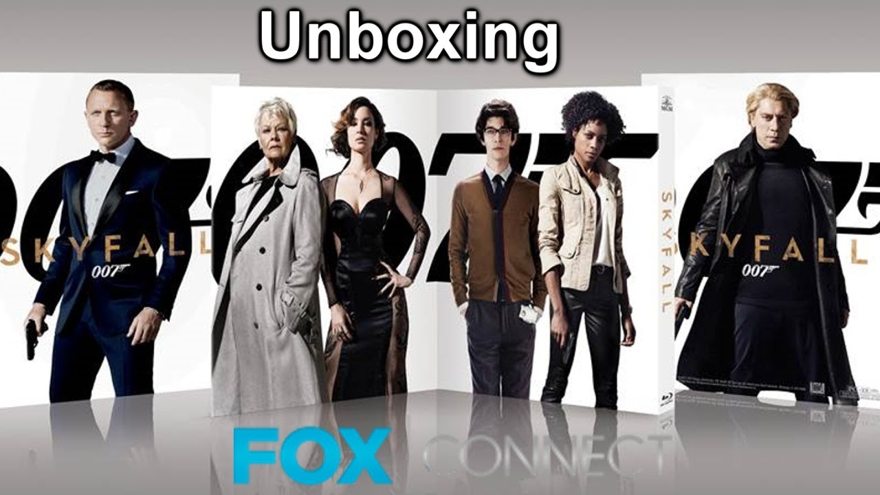 Skyfall FoxConnect Exclusive Blu-ray Unboxing - (2012) - (Daniel Craig ...
