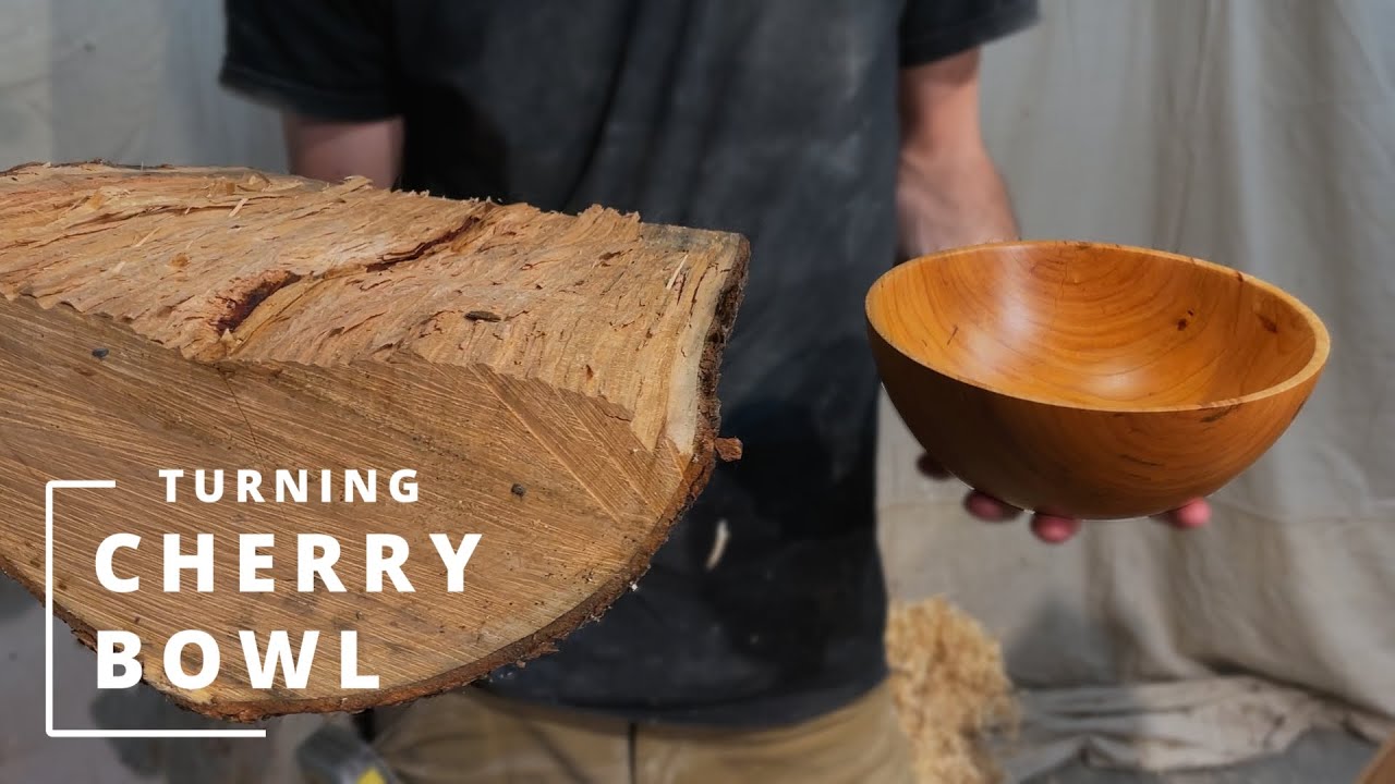 First Time Turning Cherry - YouTube