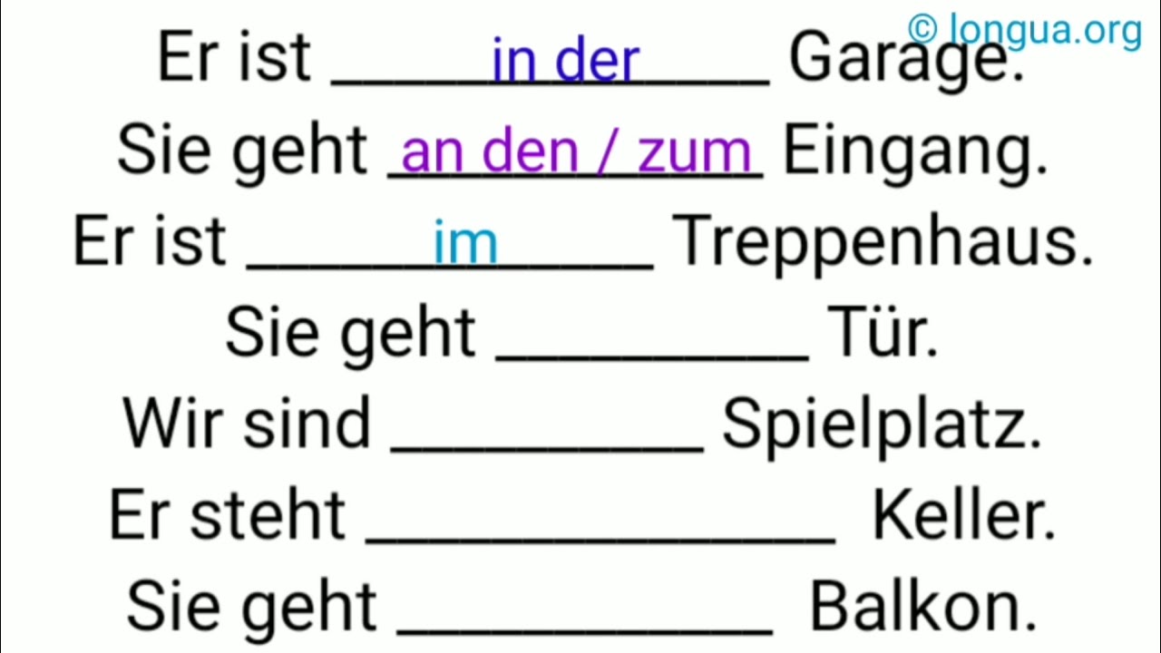 Learn German, German language, German grammar, German Lessons ...