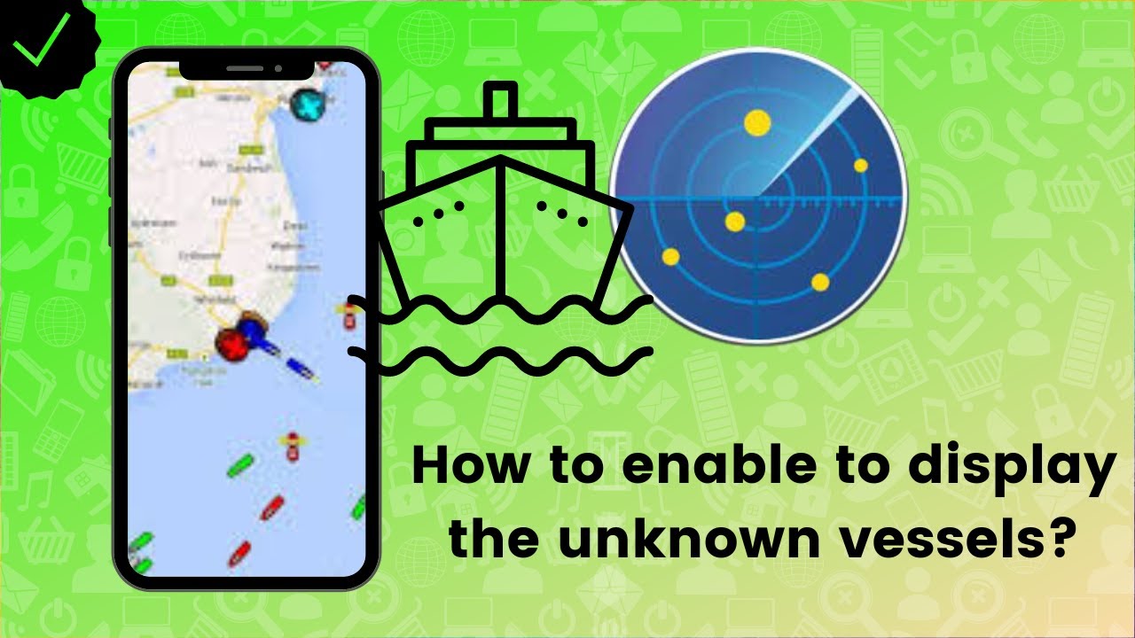 How to enable to display the unknown vessels on Marine Radar? - YouTube