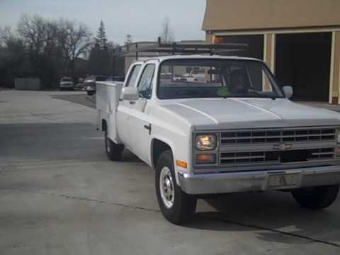 GovDeals: 1987 Chevrolet R30 4-Door Crew Cab 2WD - YouTube