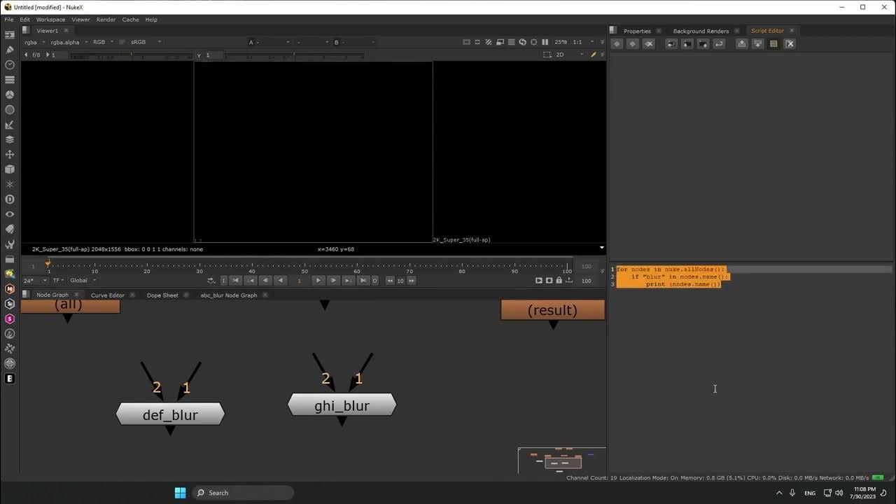 Nuke Script Optimization Using Python Part 2 Youtube