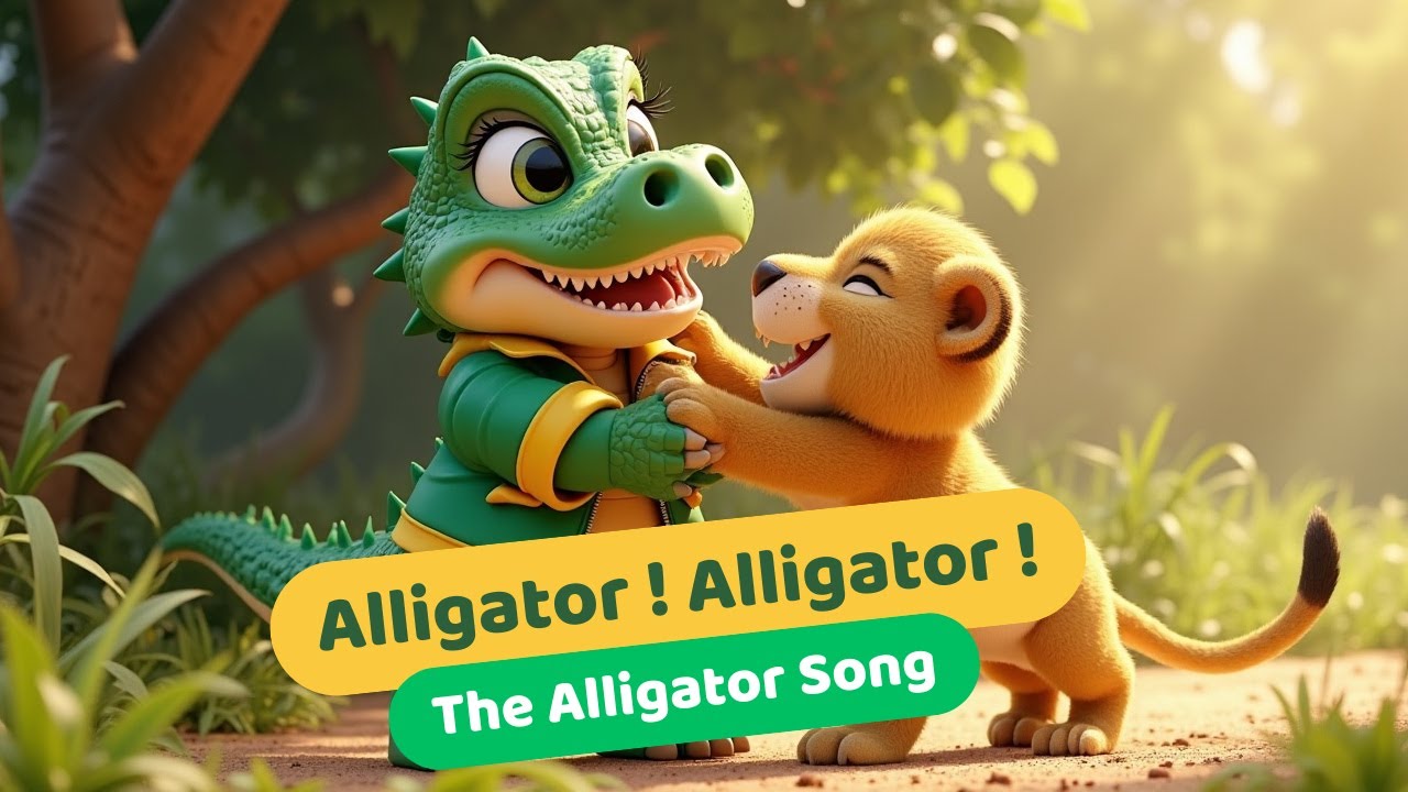 Alligator Song I Azoobaland I Alligator, Alligator, tiny and sweet I ...