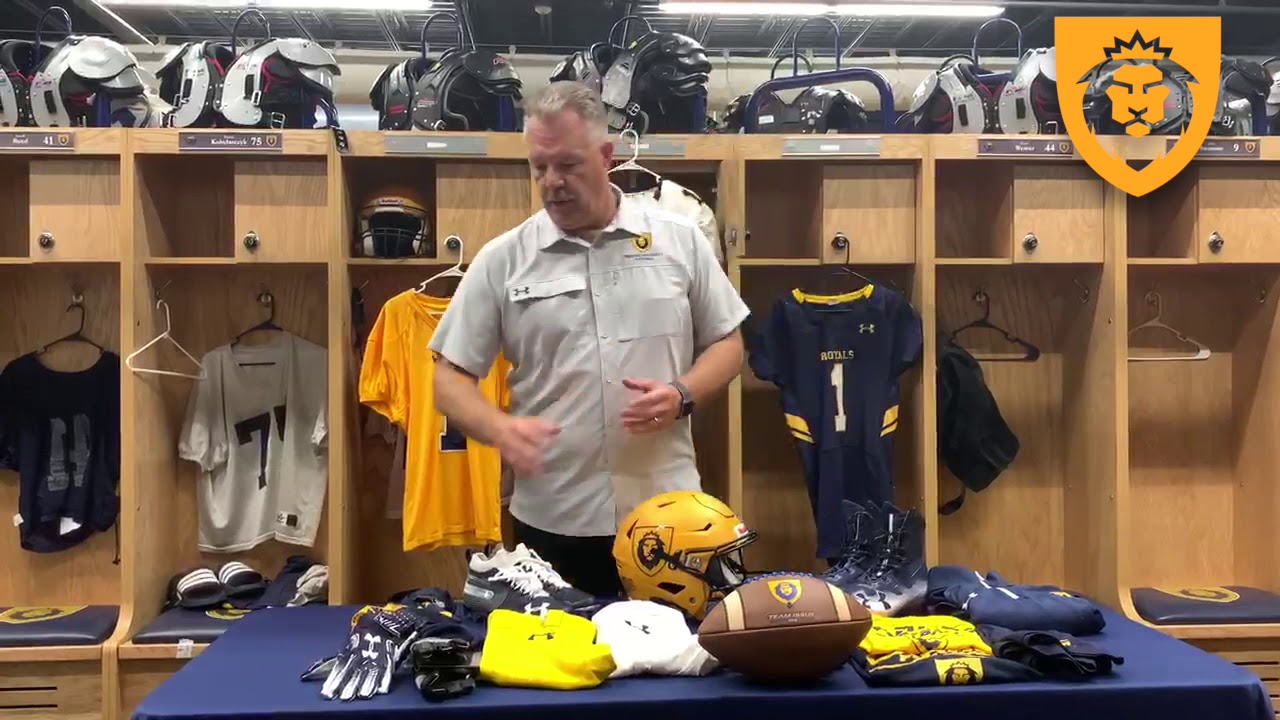Warner University // Football Uniforms & Player Gear - YouTube