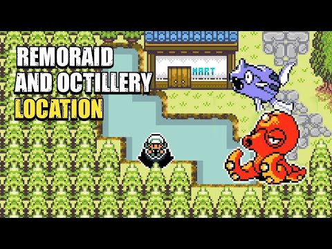 How to catch Remoraid & Octillery - Pokemon Emerald Seaglass 3.0 - YouTube
