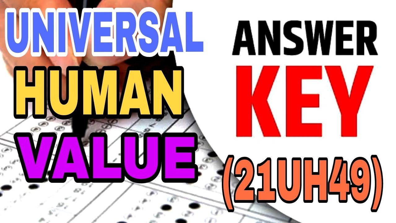 Vtu 21Uh49|| Universal Human Value|| Key Answers|| #21uh49 #uhv #vtu # ...