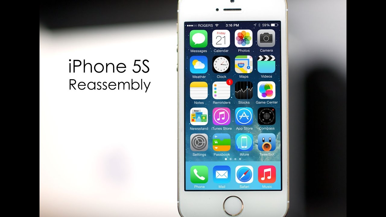 Apple iPhone 5S Disassembly / Tear Down / Take Apart - YouTube