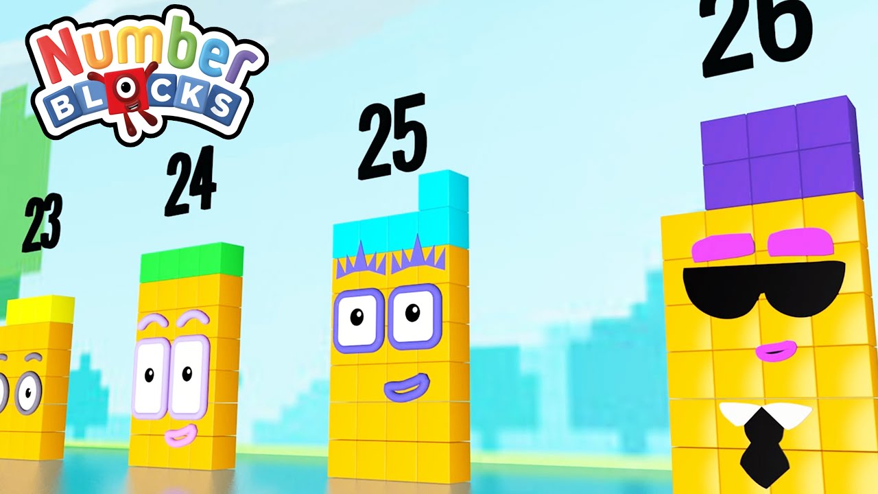 Looking for Numberblocks Comparison 20 21 22 23 24 25 26 27 Standing ...