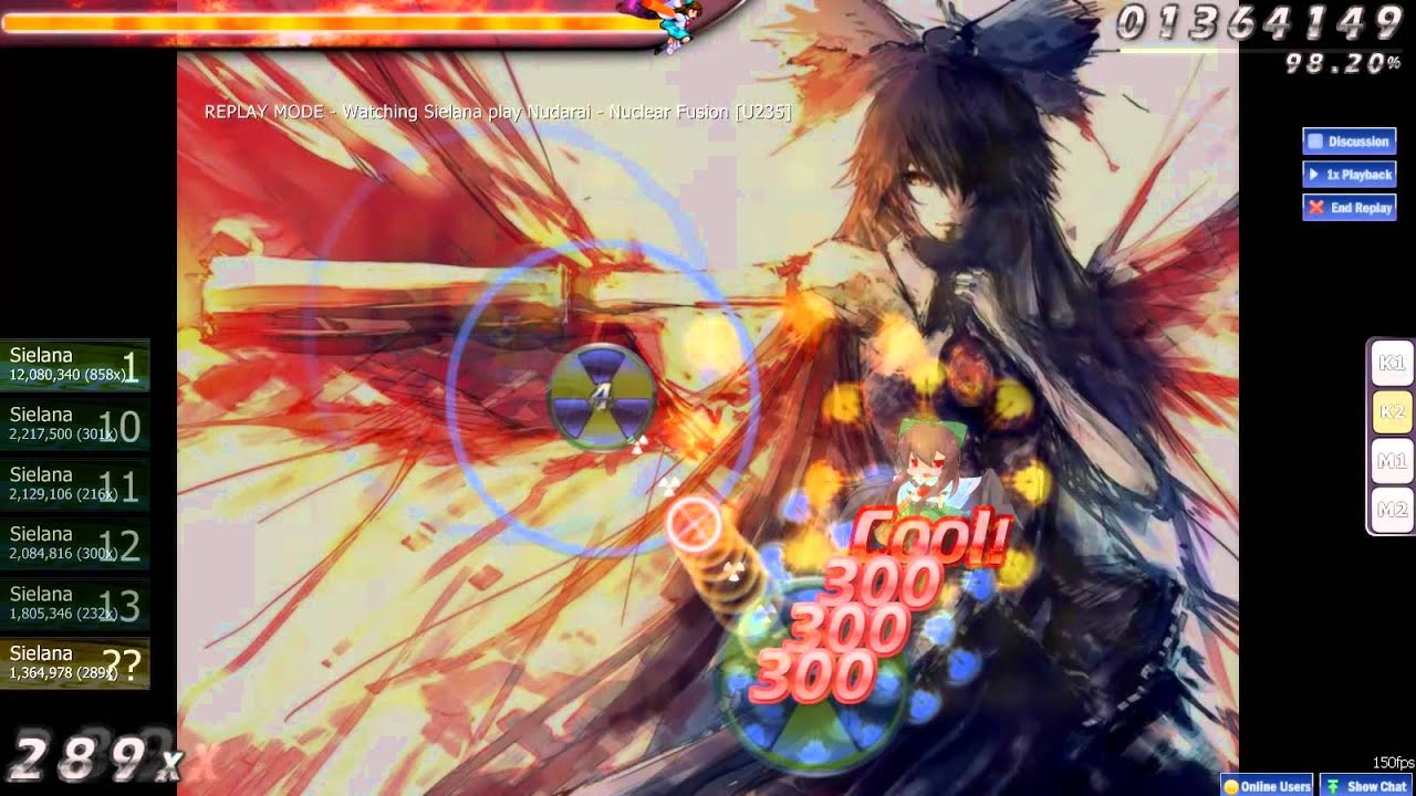 [osu!] Nudarai - Nuclear Fusion [U235] - YouTube