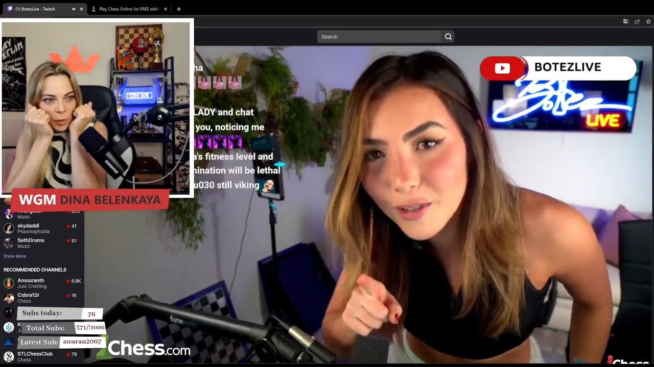 Andrea Botez showcases her fighting skills to Dina for their upcoming ...