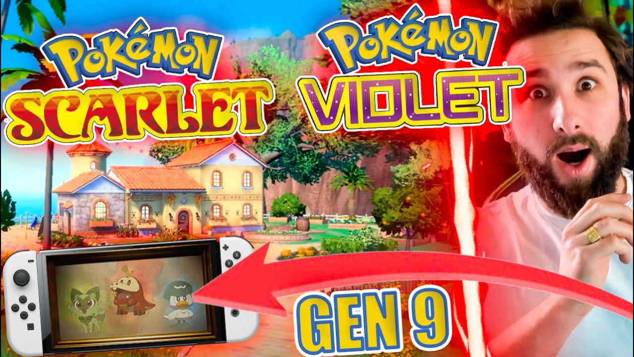Pokemon 9G OFFICIEL en 2022 😱 SCARLET & VIOLET 🔥 IMAGES + STARTERS ...