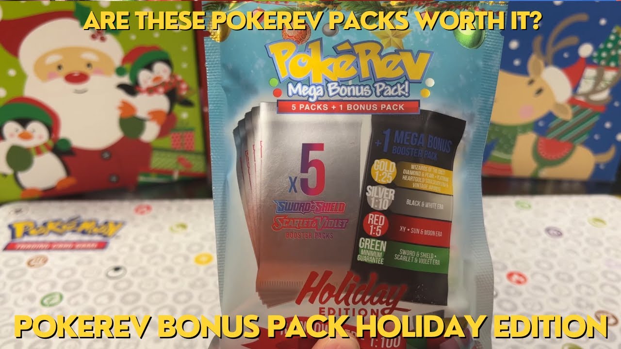 POKEREV HOLIDAY PACK OPENING!! - YouTube