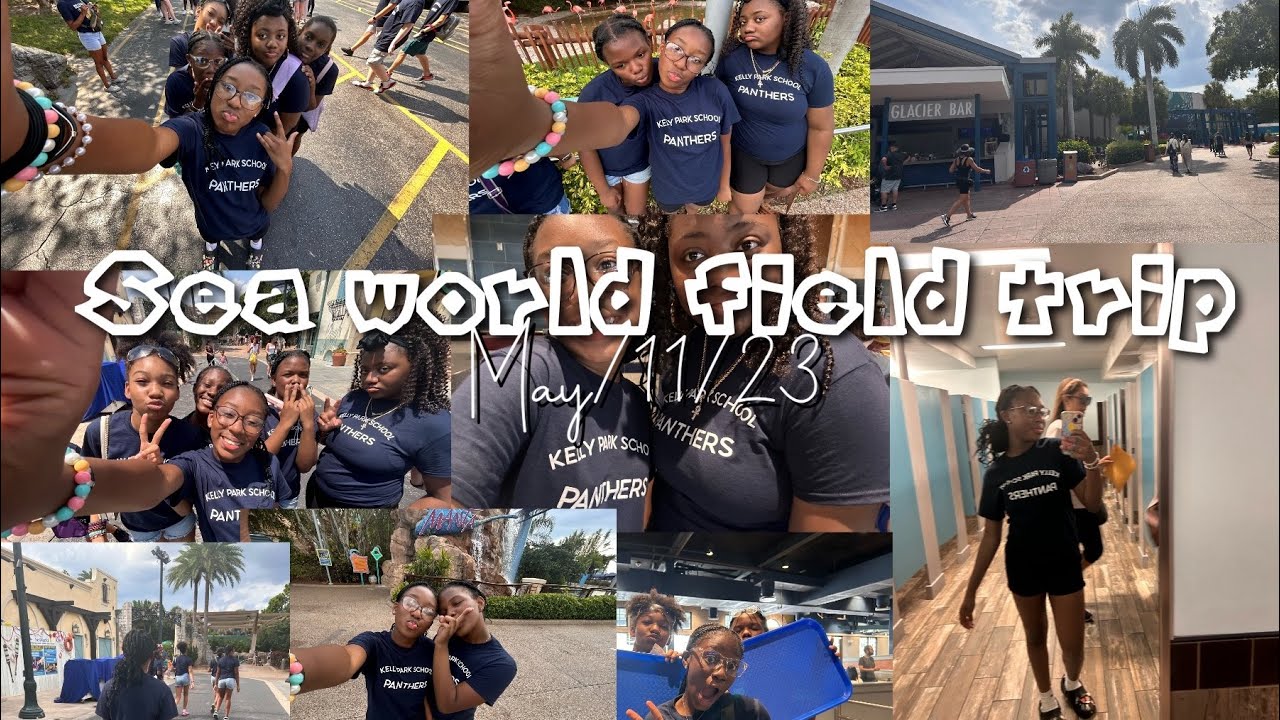 SeaWorld Field trip🐬 || ft. The girlies💞 || Auri’Elle Borgela - YouTube