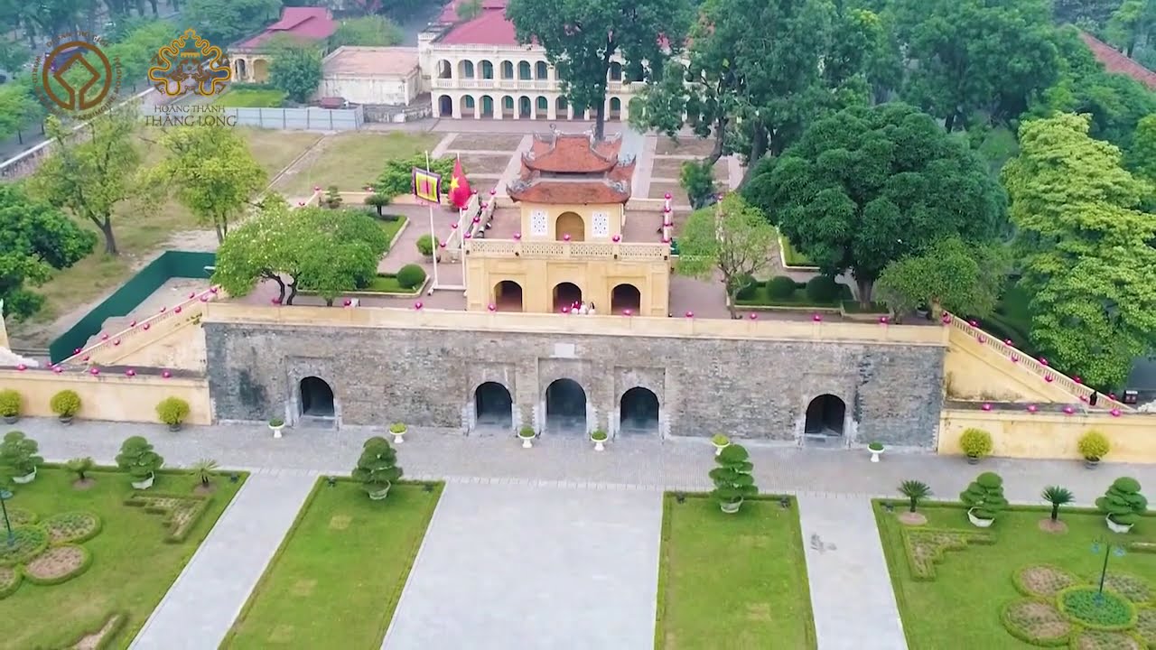 Flycam Hoàng Thành Thăng Long _ The Imperial Citadel of Thang Long ...