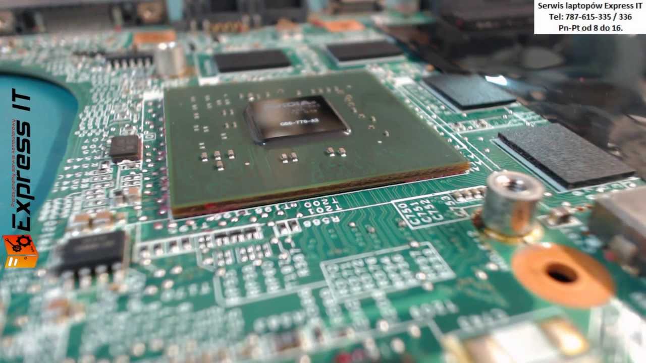 BGA Naprawa HP Pavilion dv6000, dv9000 repair VGA FIX. Wymiana układu ...