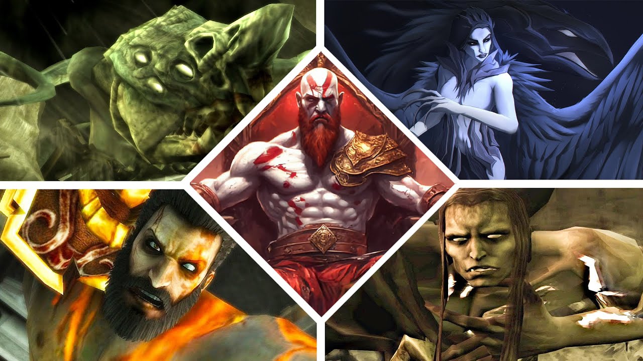 God of War: Ghost of Sparta Remastered - ALL BOSSES + Ending - YouTube
