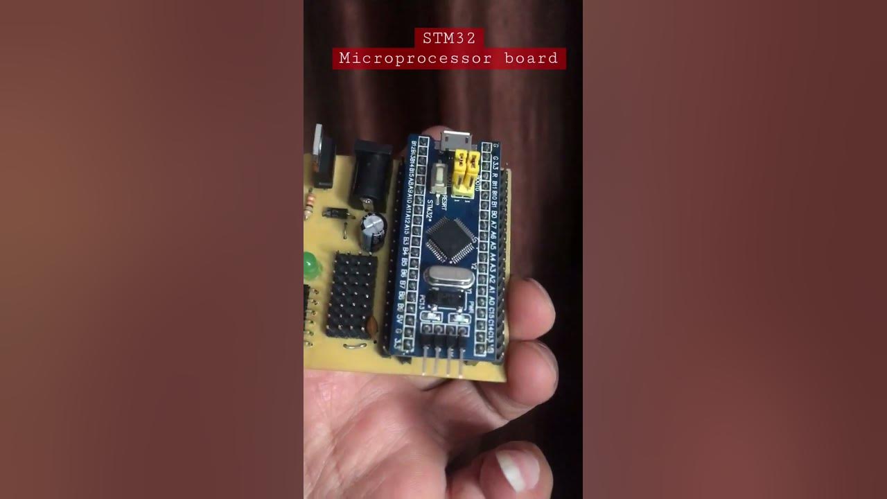 STM32 Micro Processor board with FTDI programmer Pins - YouTube