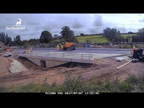 A120 Little Hadham Bypass - Lloyd Taylor Drain Construction - YouTube