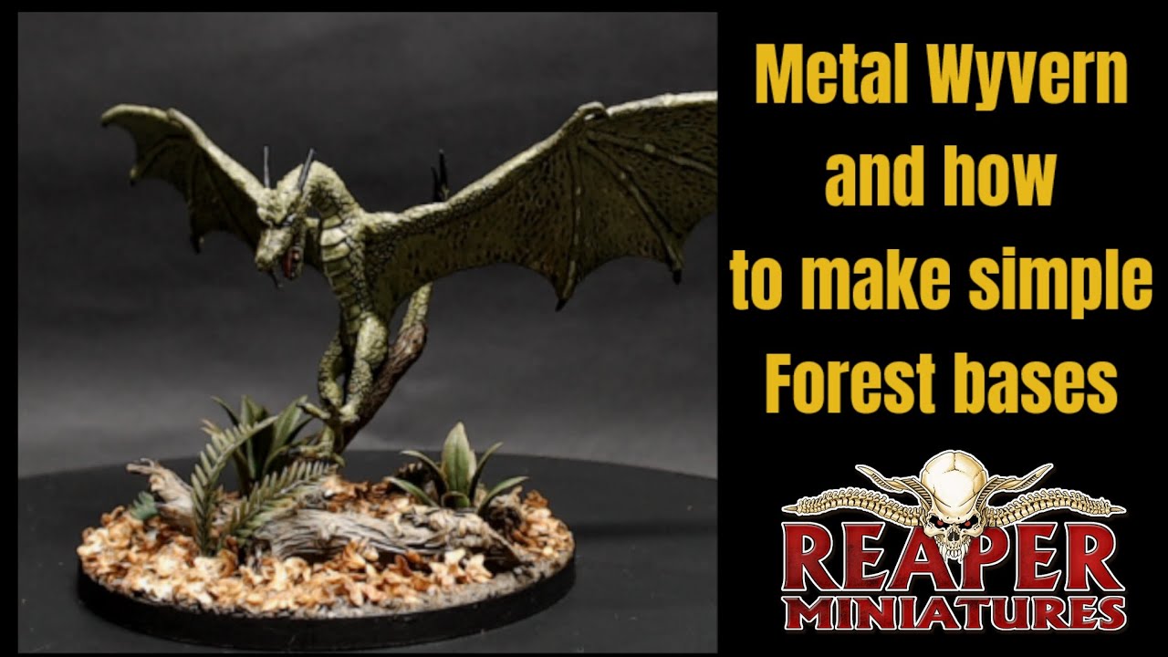 Metal Wyvern and How To Make Simple Forest Bases 😊 - YouTube