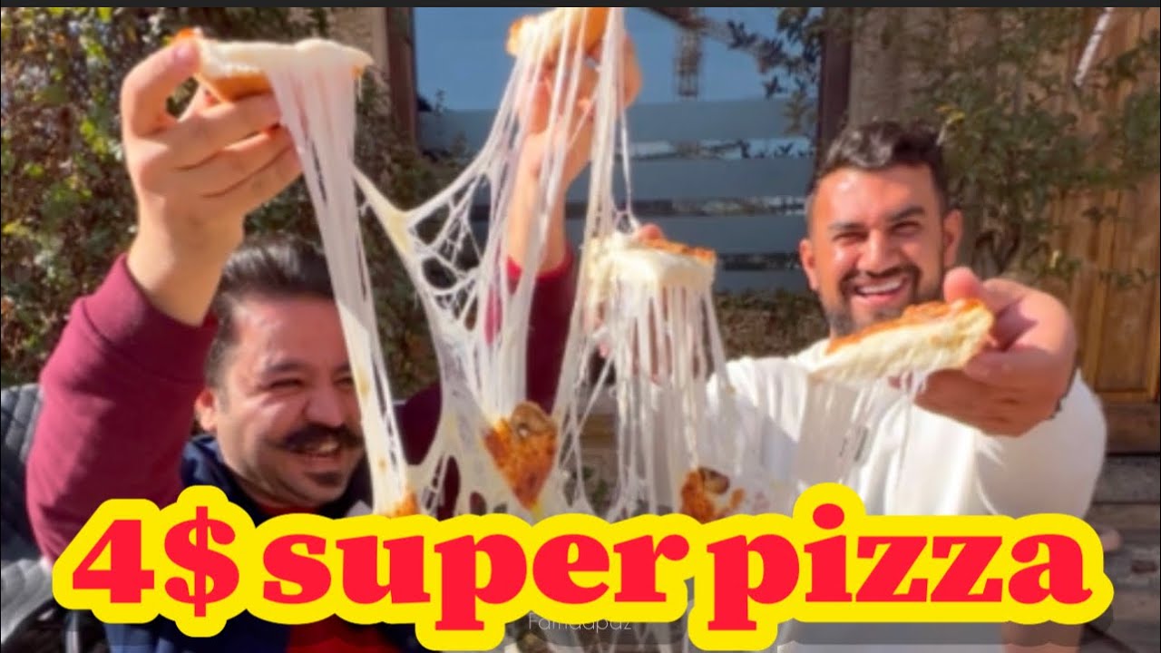 عمرا اگه پیتزا ژیمبو خورده باشی | Four Dollar Super Pizza 🤑 - YouTube