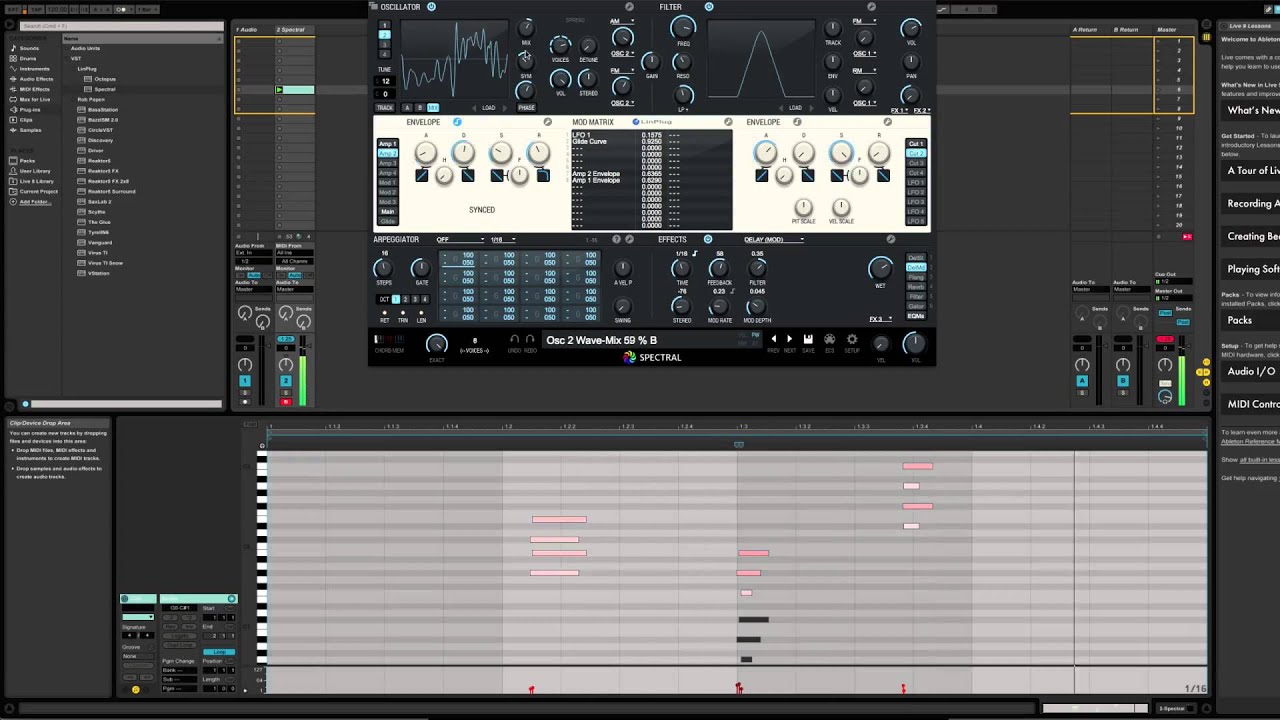 Beta version of Spectral LinPlug - YouTube