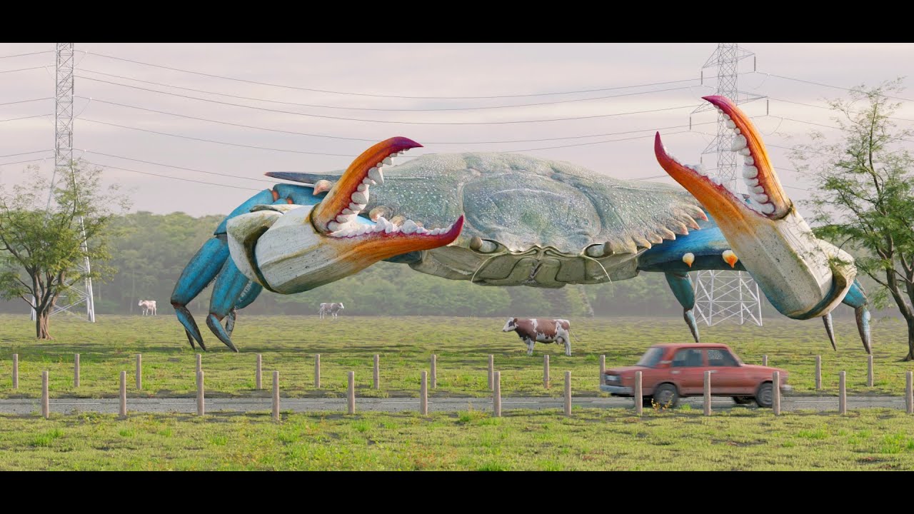 Crabzilla (Blender Short Animation 2023) - YouTube