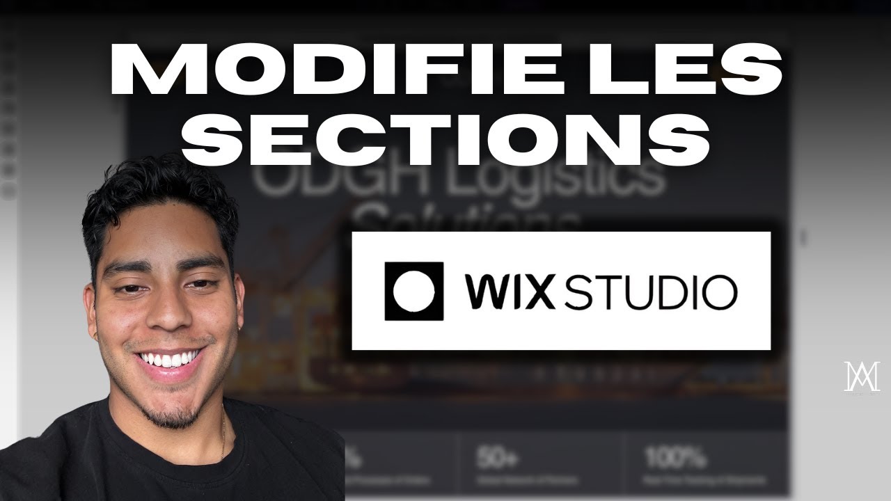 Comment modifier les sections et les pages dans Wix Studio ! - YouTube